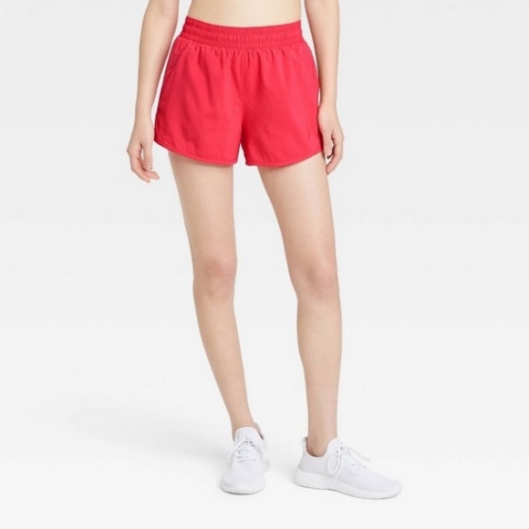all in motion | Shorts | All In Motion Womens Midrise Run Shorts 3 Red ...